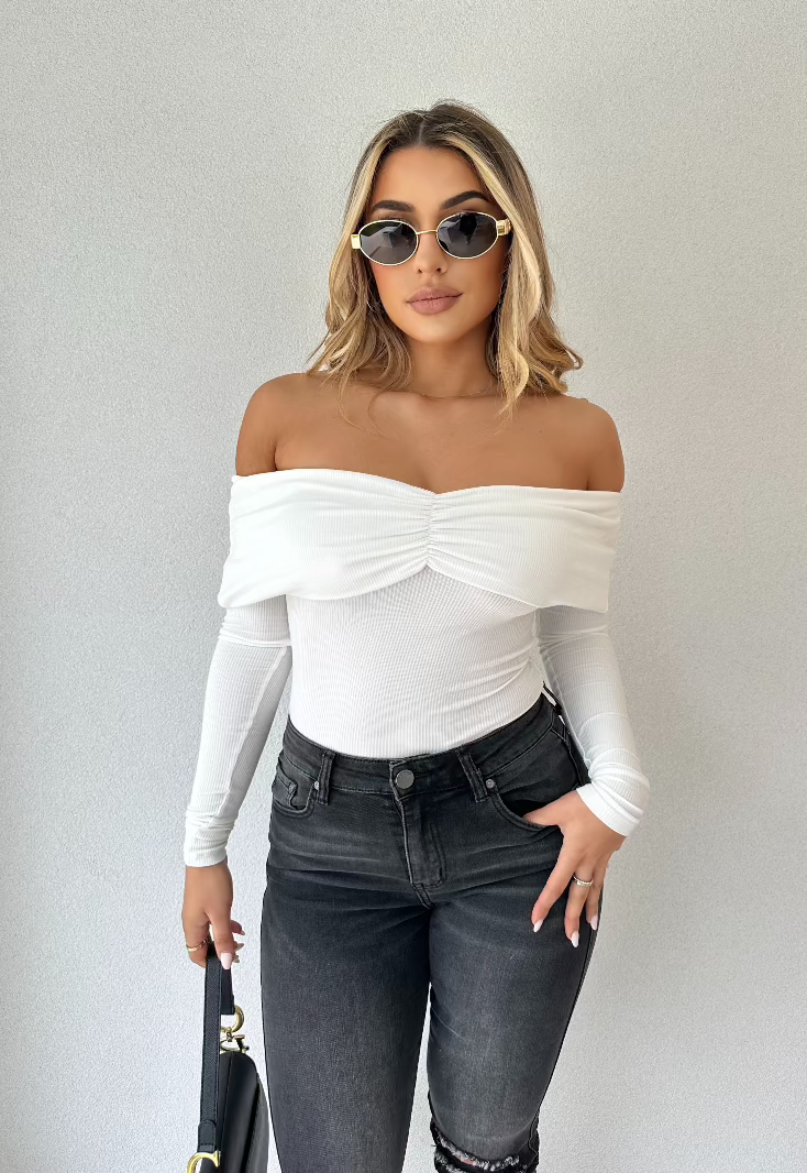 Lila Bodysuit White| MBL – Marttini By Lana